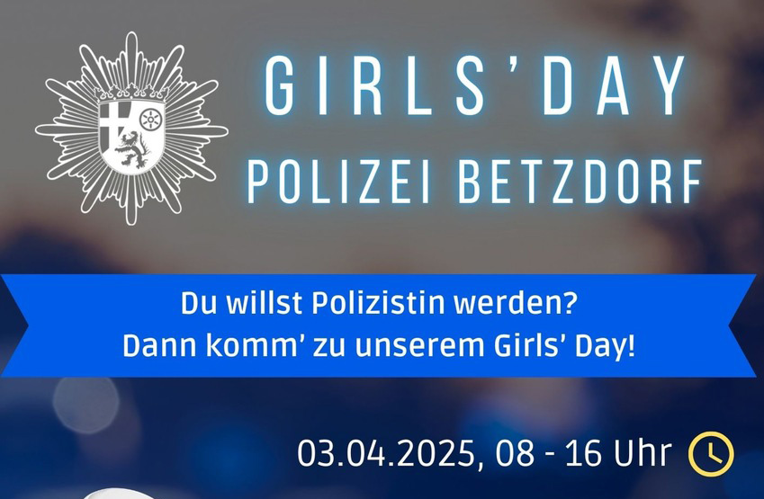 Girls‘ Day bei der Polizei Betzdorf – Niederfischbach
